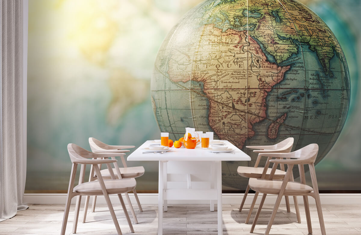 Wereldbol - Fotobehang