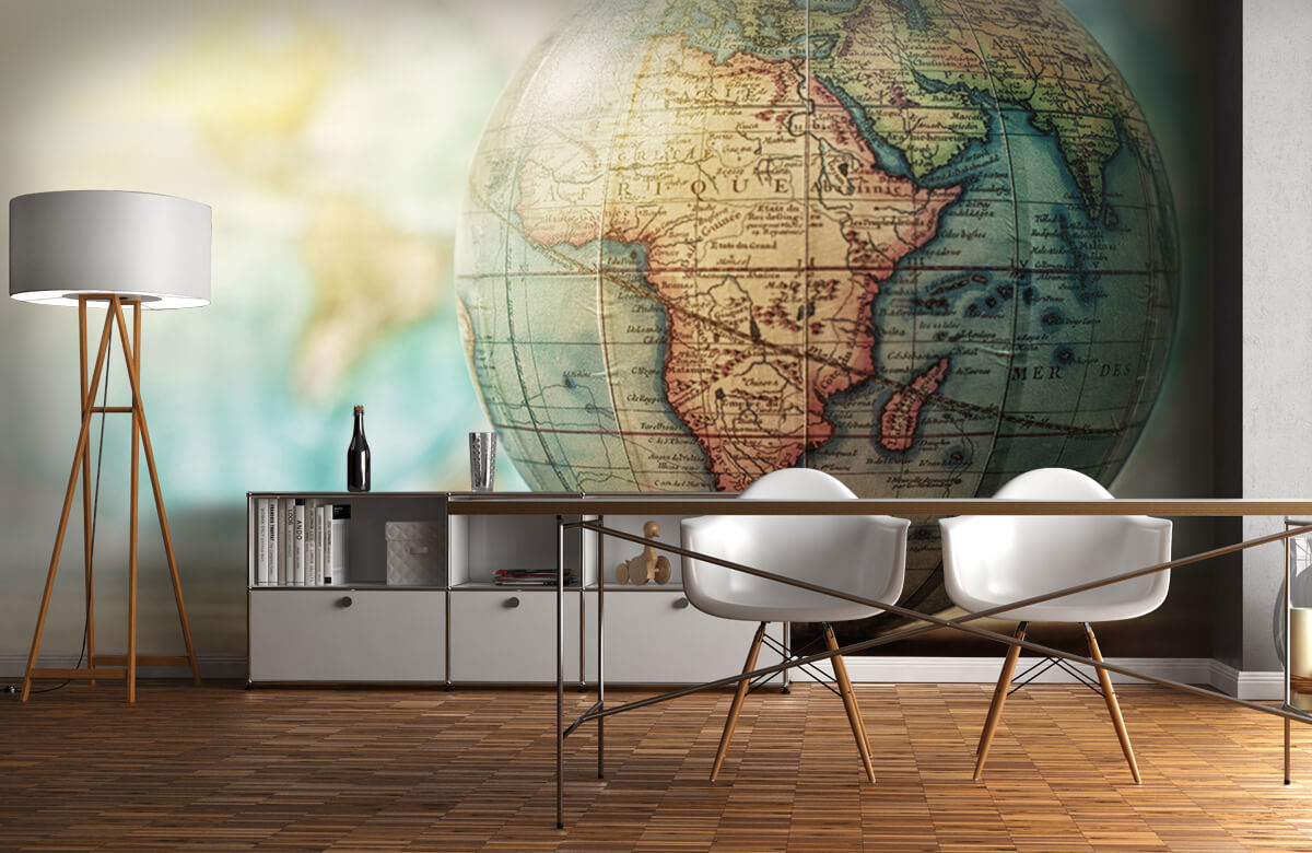Wereldbol - Fotobehang