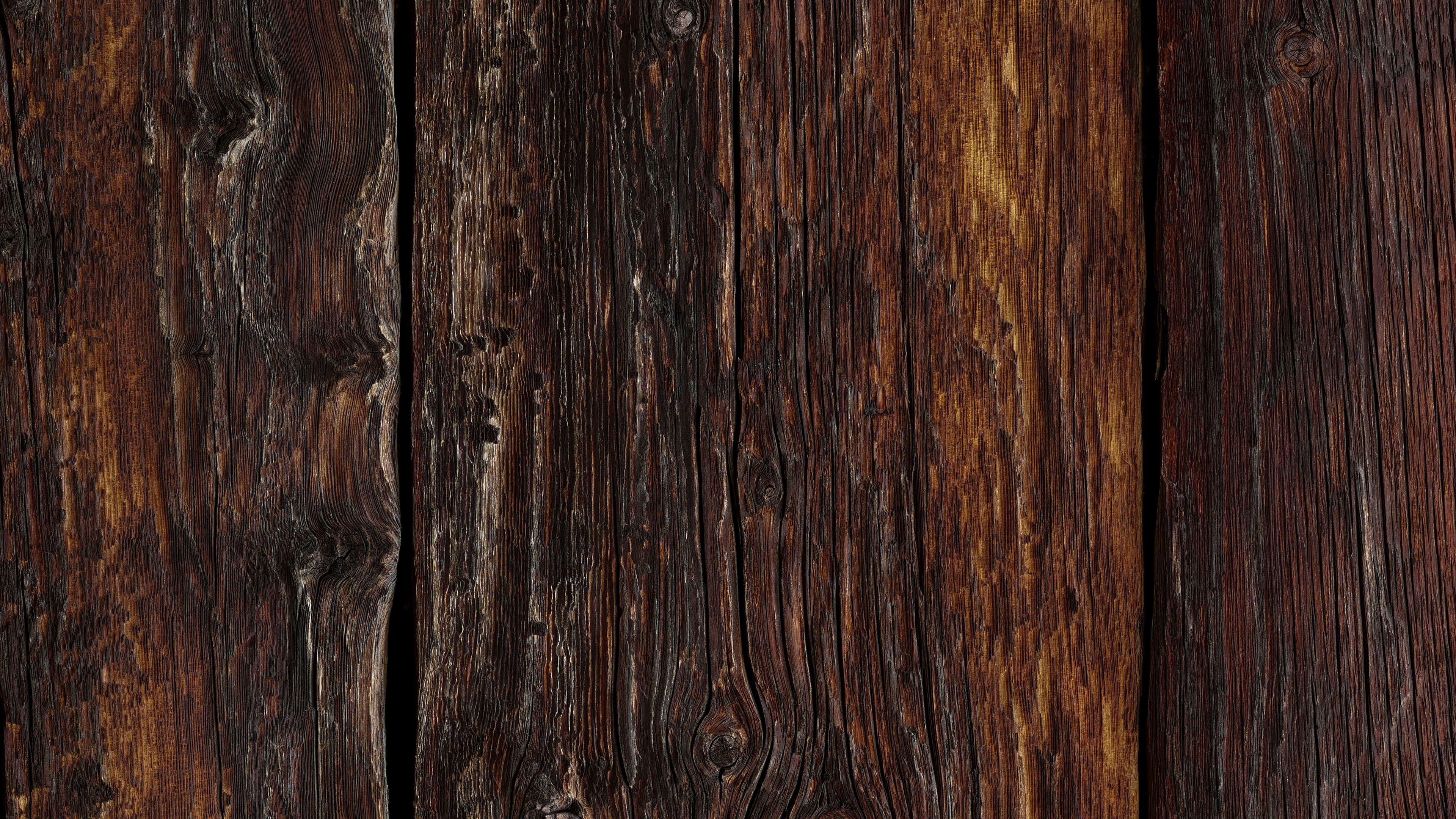 Gebrand donker hout - Fotobehang