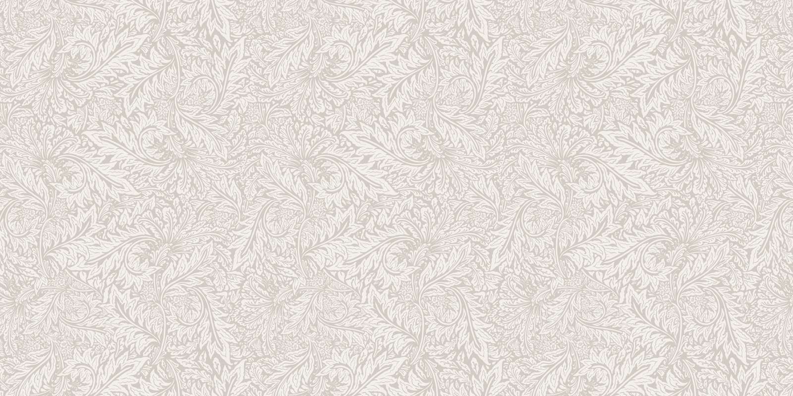 Morris Florals & Leaves - neutral beige - Fotobehang