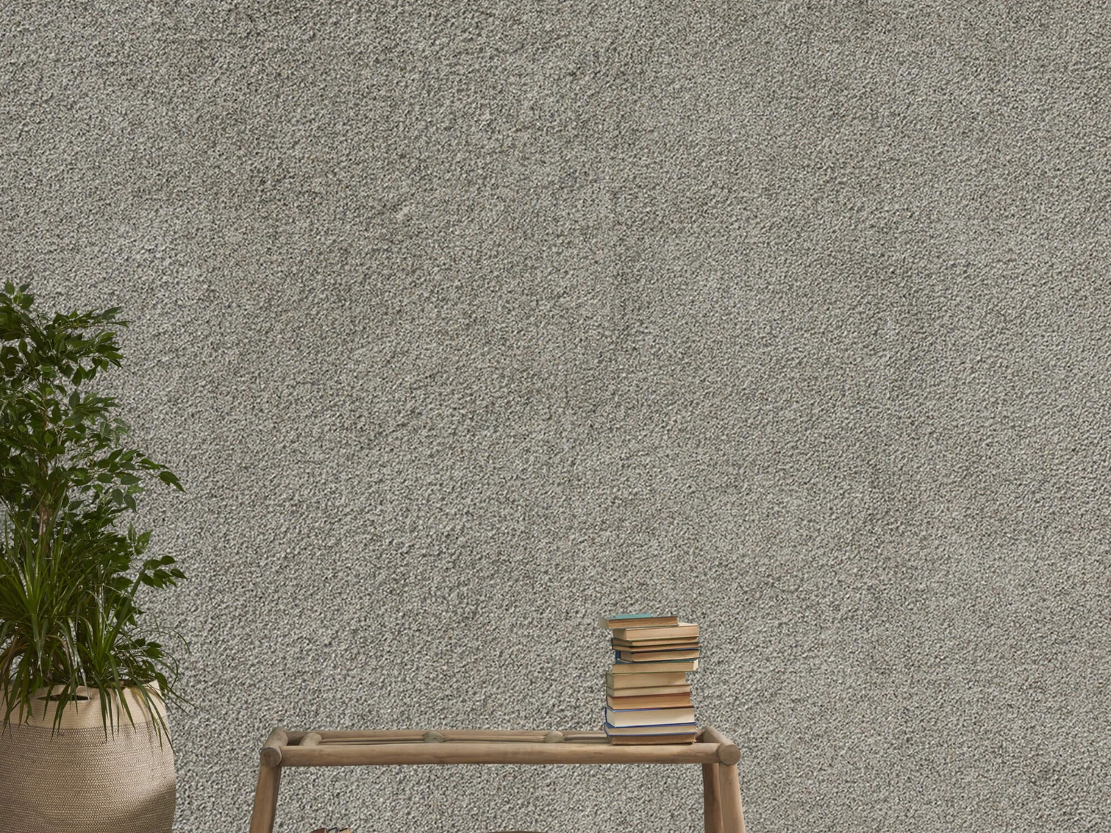 Betonnen muur met fijne steentjes - Fotobehang