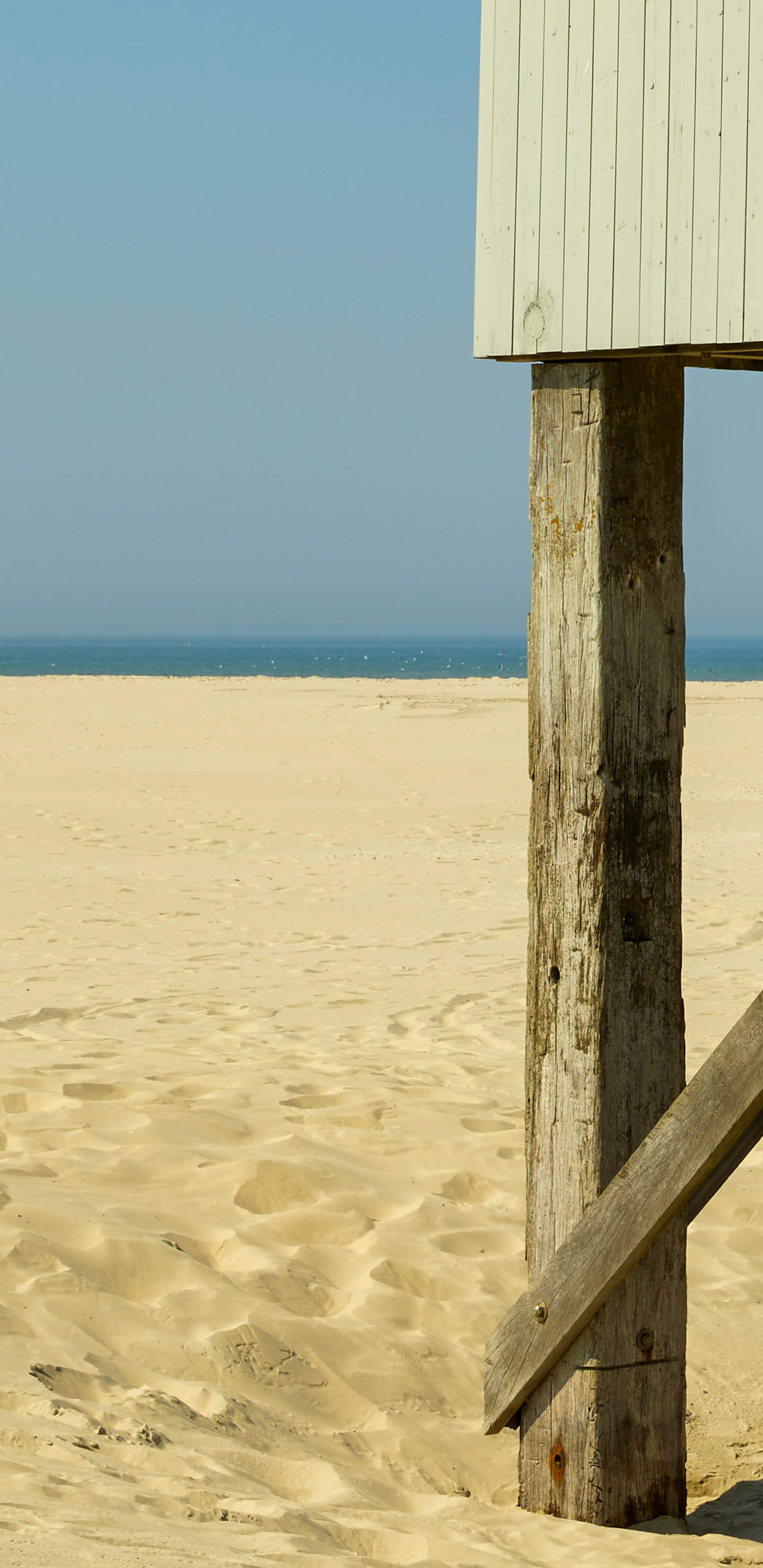 Strandhuisje - Fotobehang