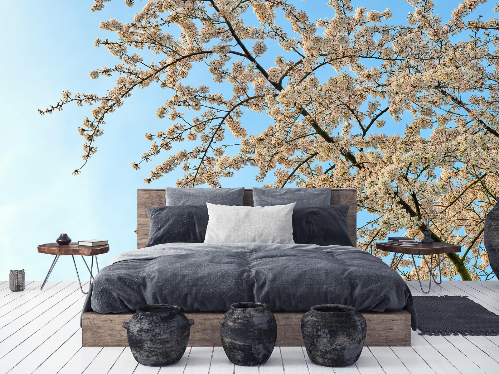 Bloesemtak - Fotobehang