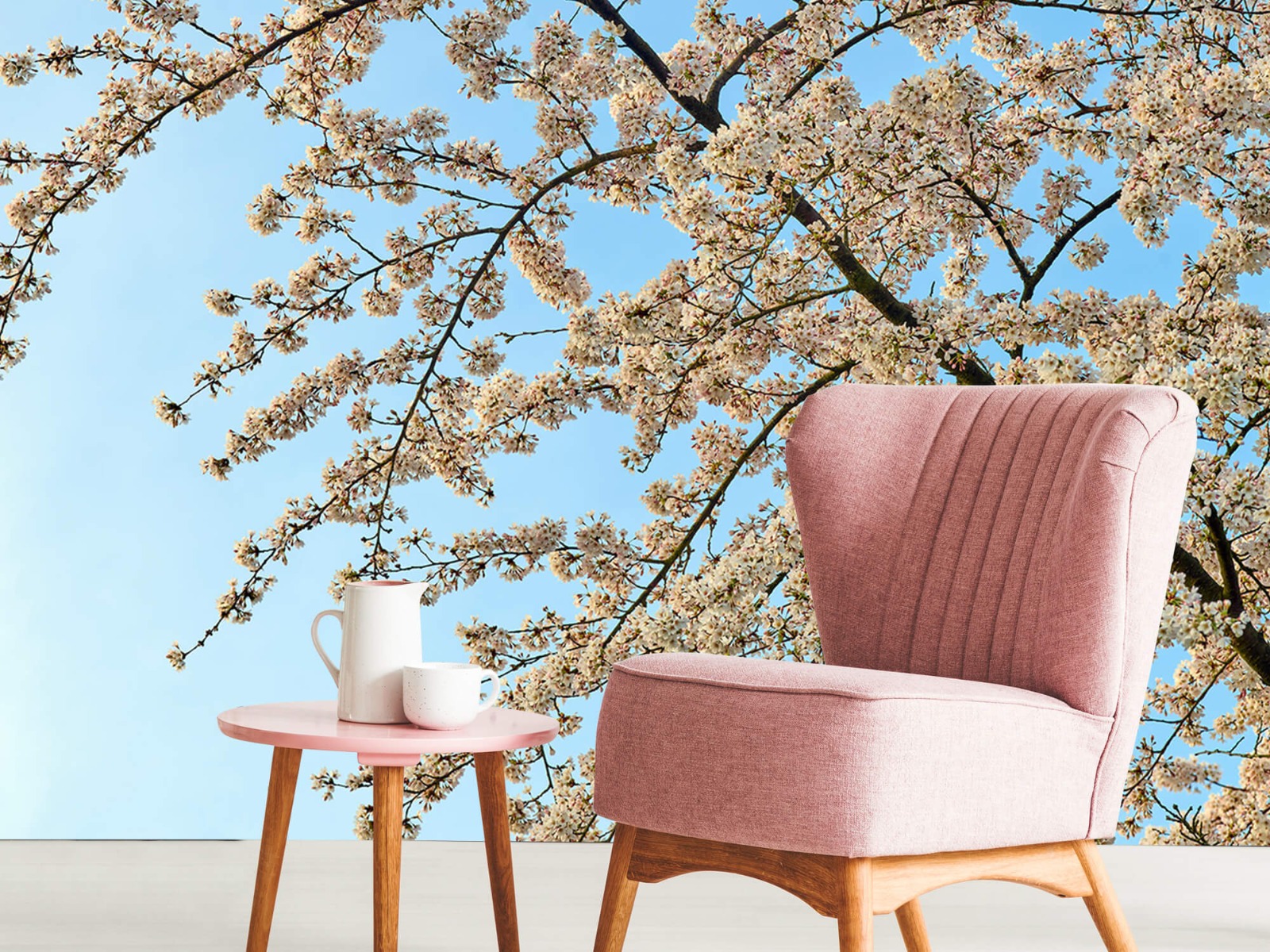 Bloesemtak - Fotobehang