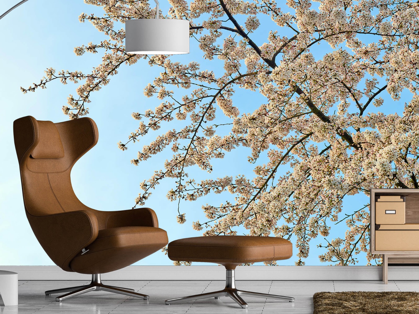 Bloesemtak - Fotobehang