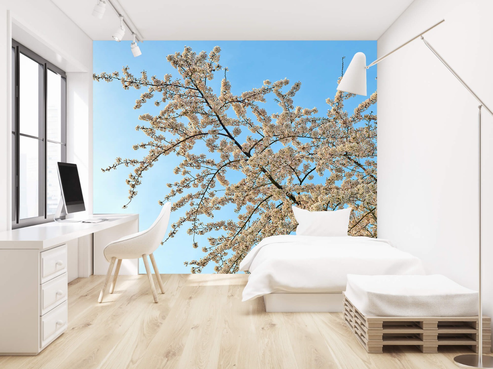 Bloesemtak - Fotobehang