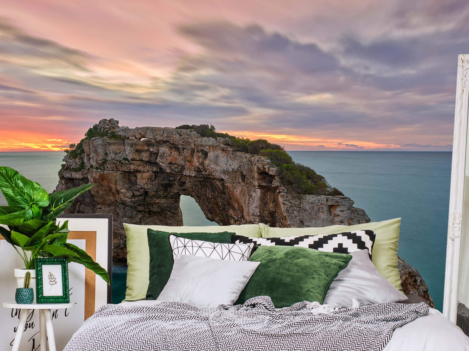 Rots in zee - Fotobehang