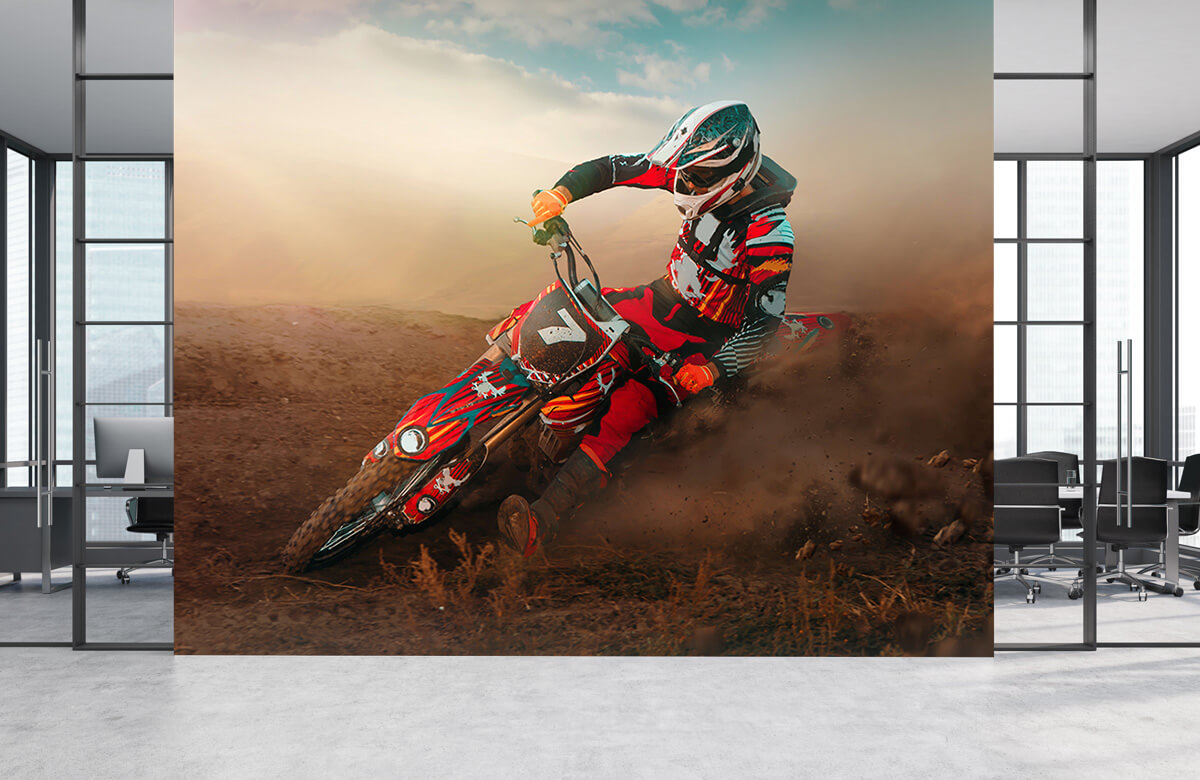 Motorcrosser - Fotobehang