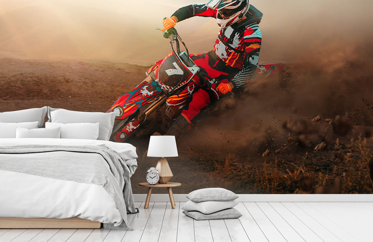 Motorcrosser - Fotobehang