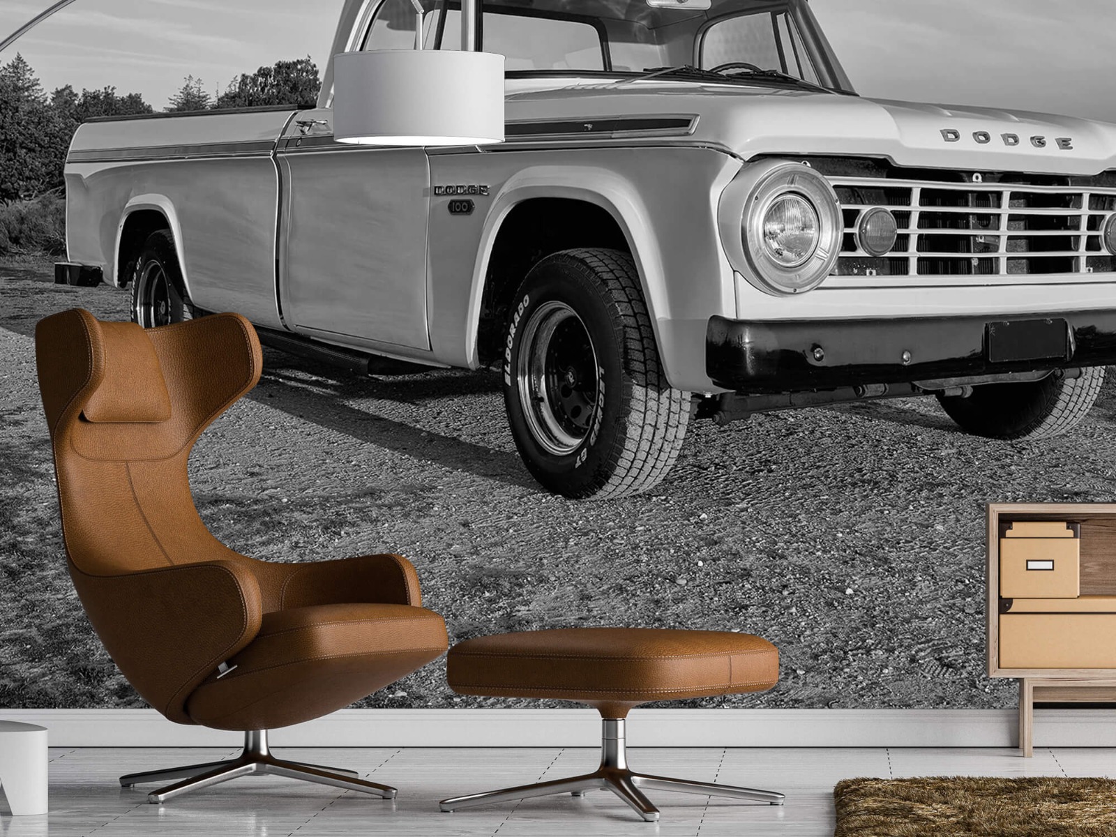 Dodge pick-up - Fotobehang