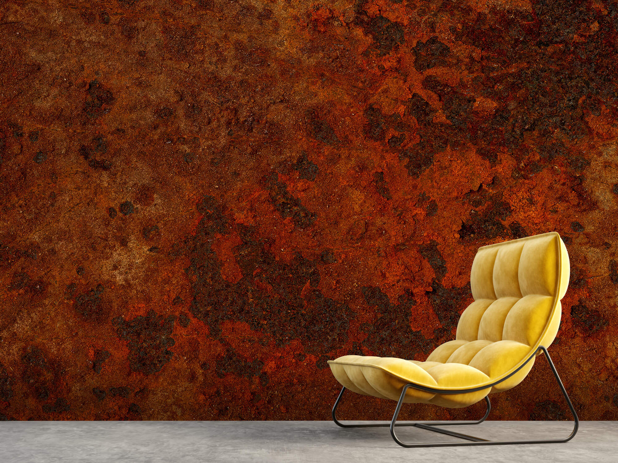 Structuur met roest - Fotobehang