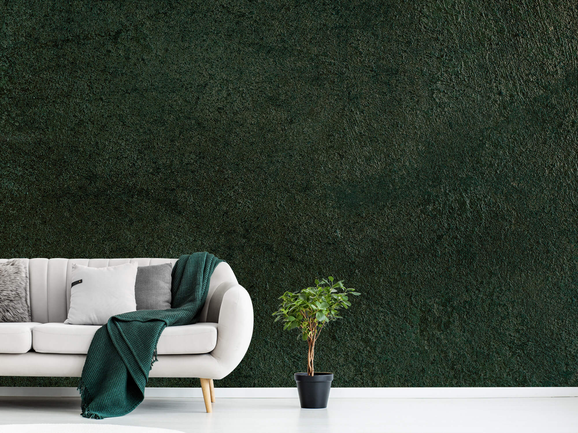 Groene structuur - Fotobehang