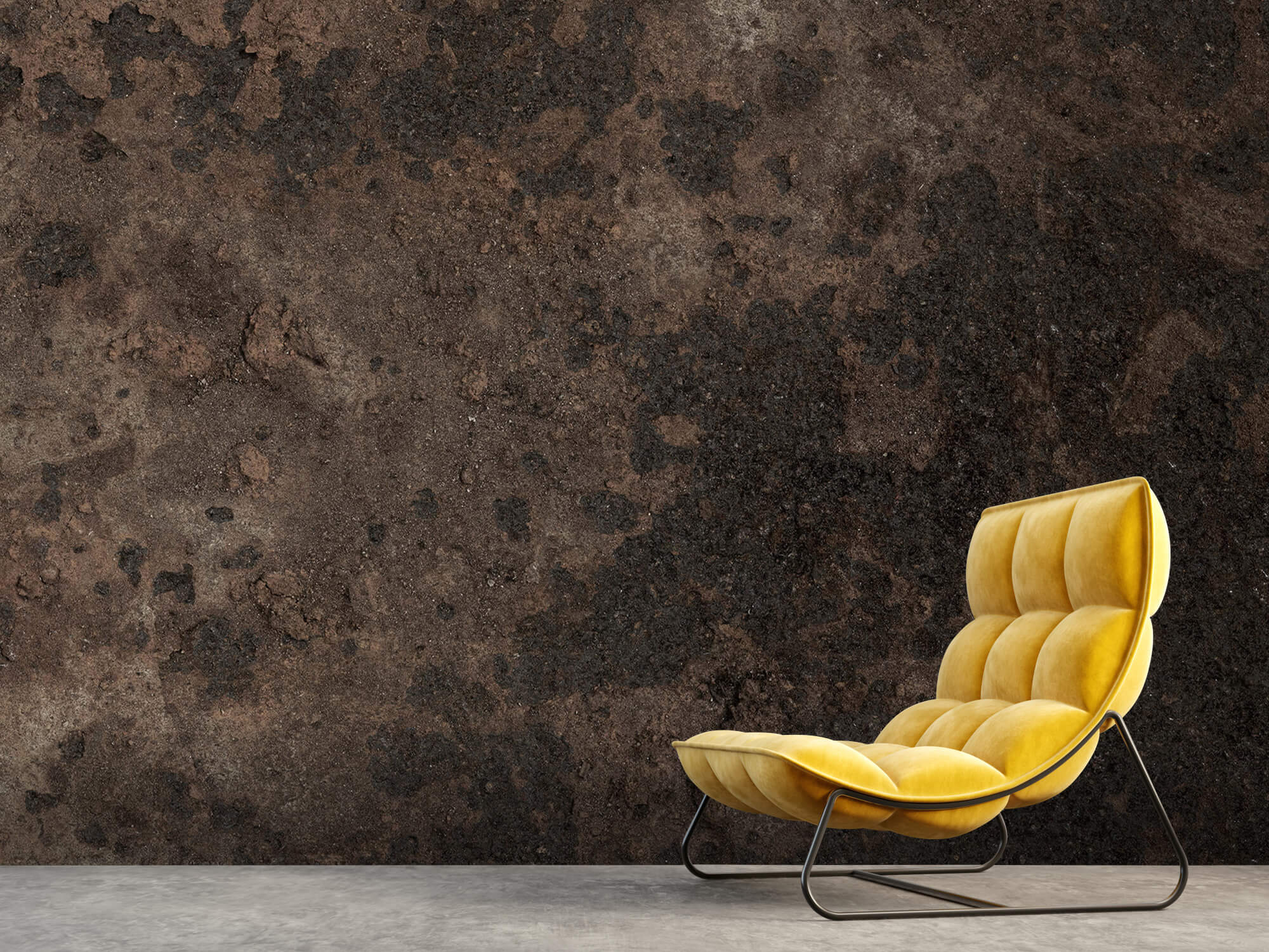 Roestbruin structuur - Fotobehang