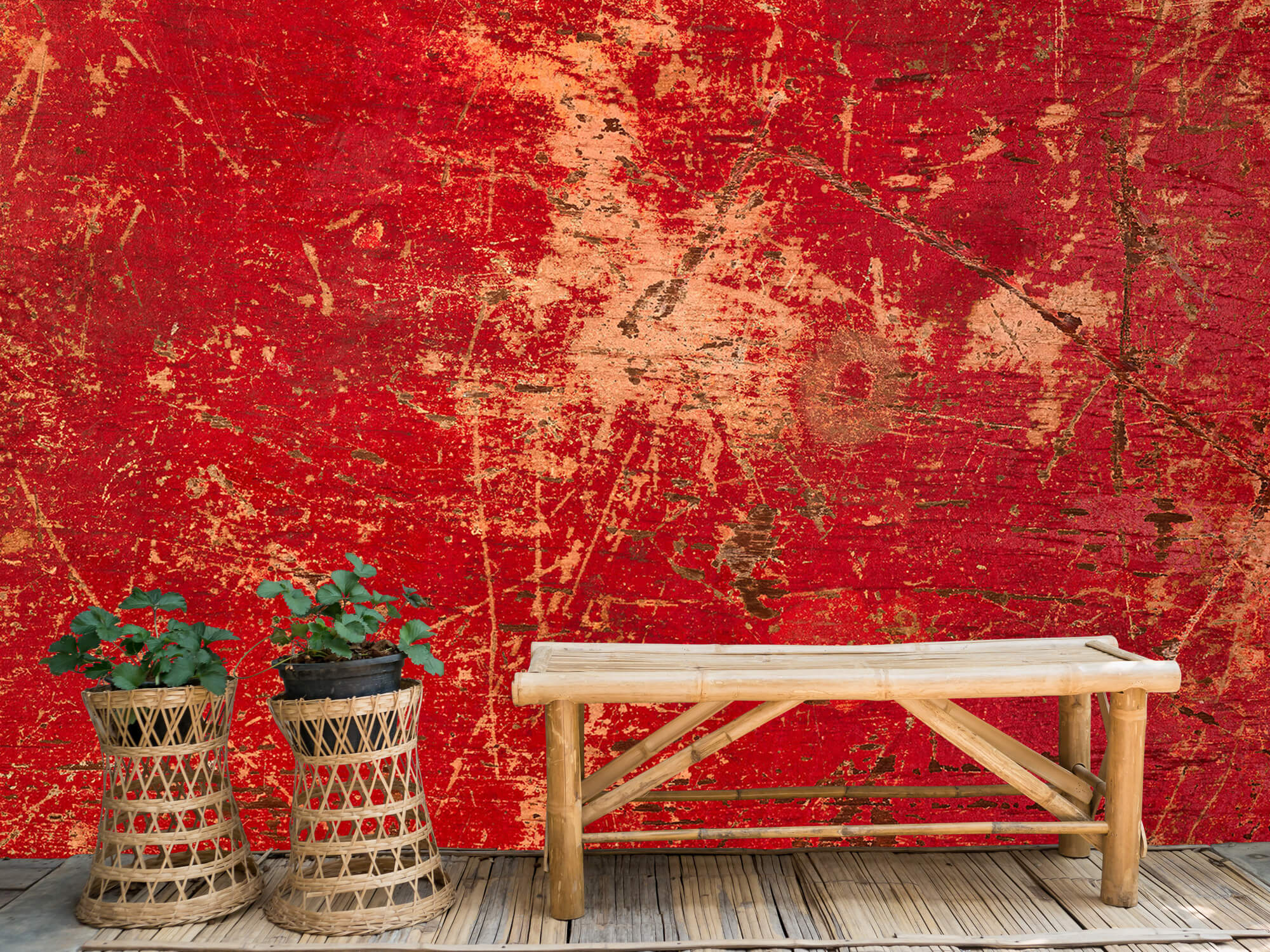 Houtstructuur - Fotobehang