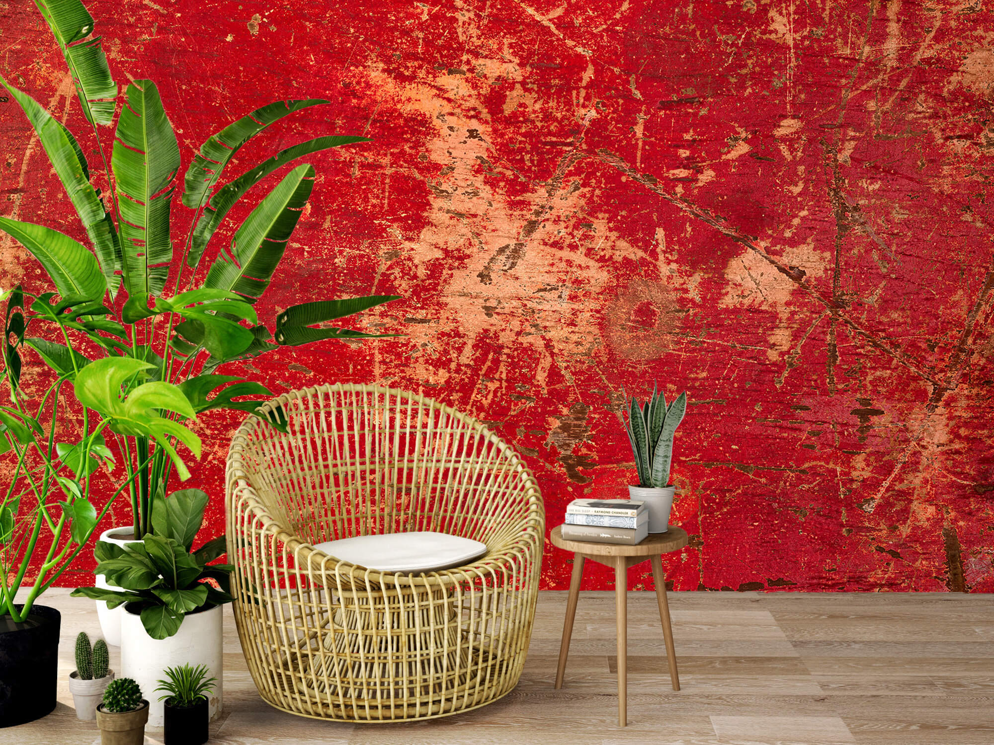 Houtstructuur - Fotobehang