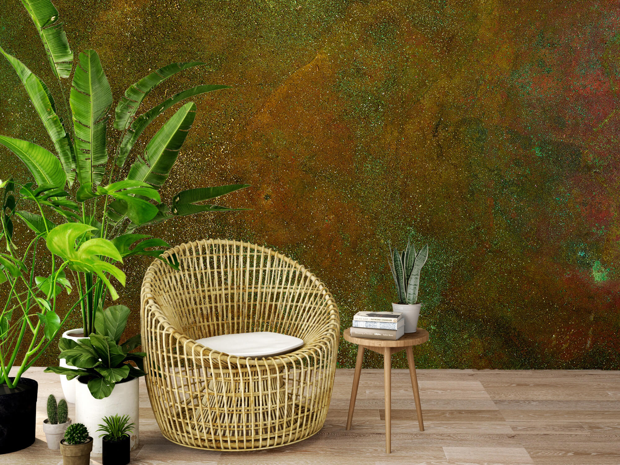 Geoxideerd metaal - Fotobehang