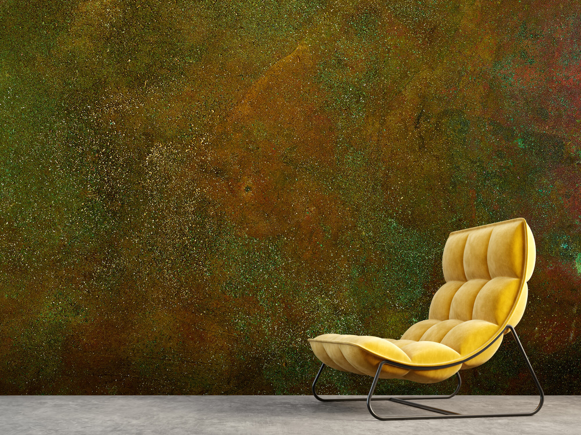 Geoxideerd metaal - Fotobehang