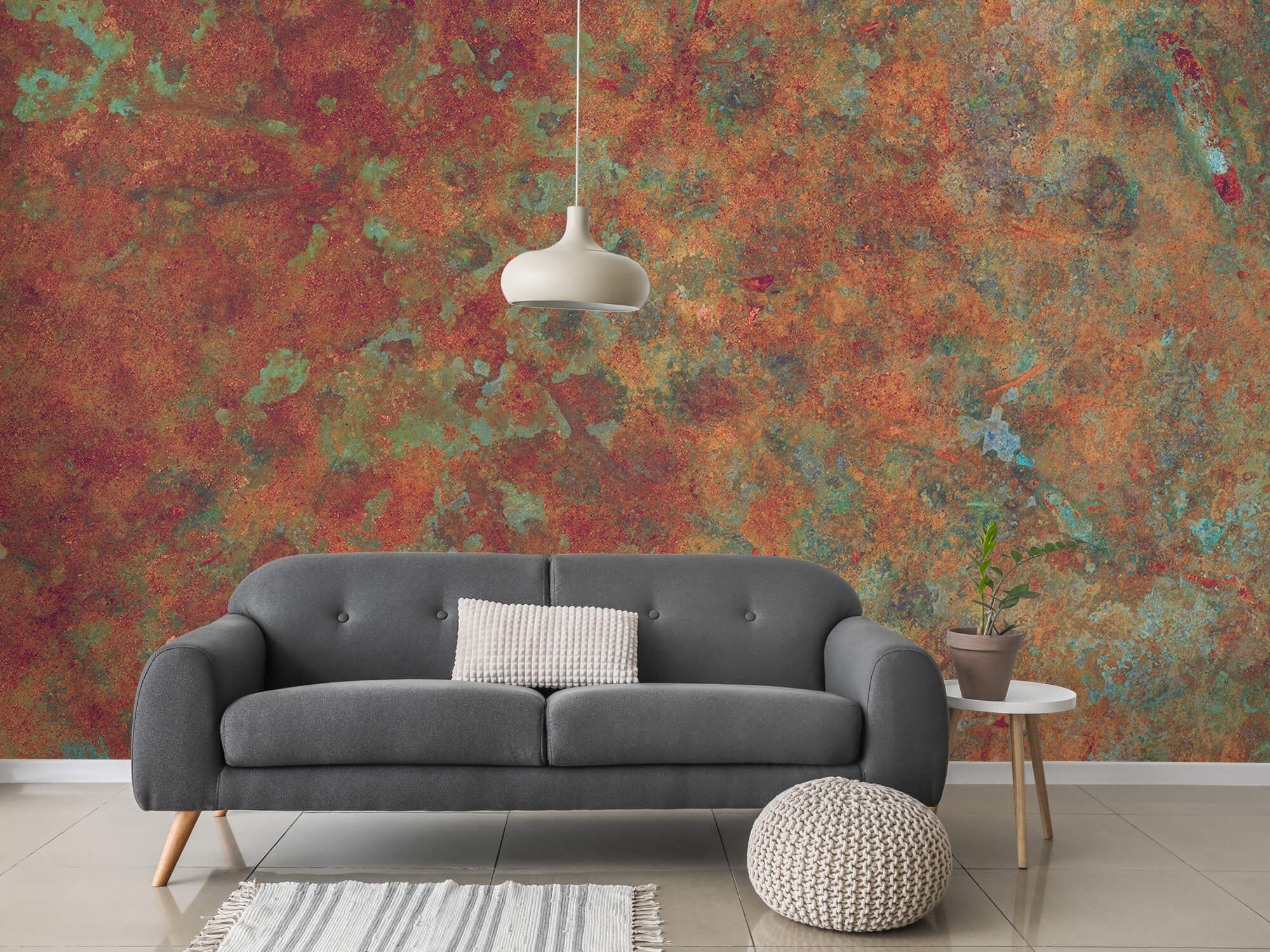 Metaal geoxideerd - Fotobehang