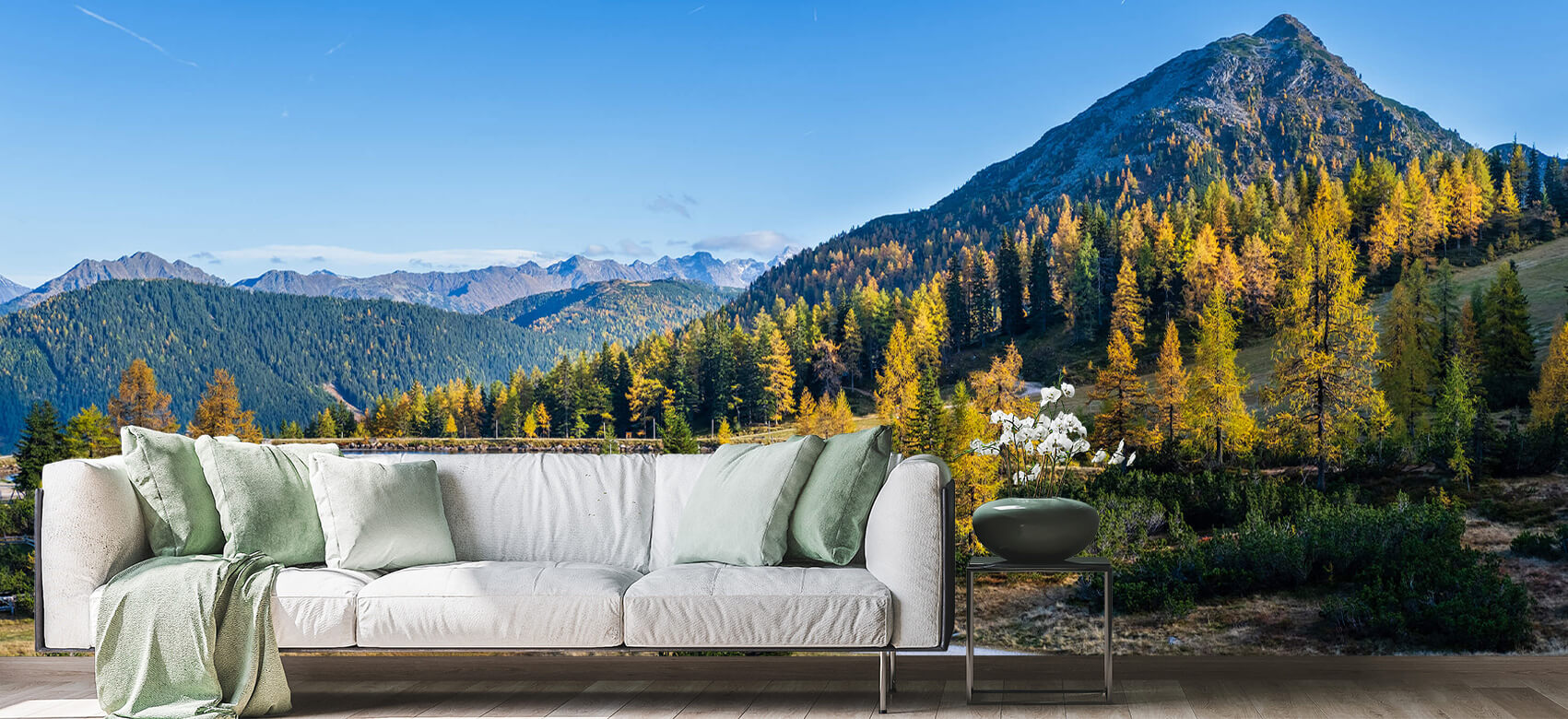 De Alpen - Fotobehang